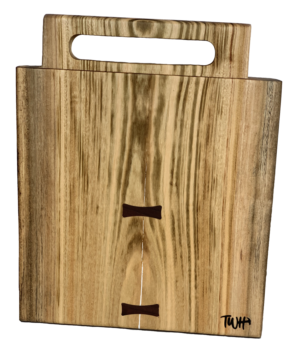 Camphor Staple Board with Handle – The Wooden Hammer